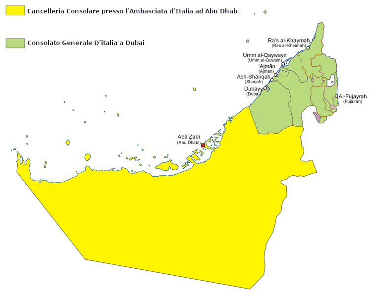 The Consular Network – Consolato Generale d'Italia a Dubai